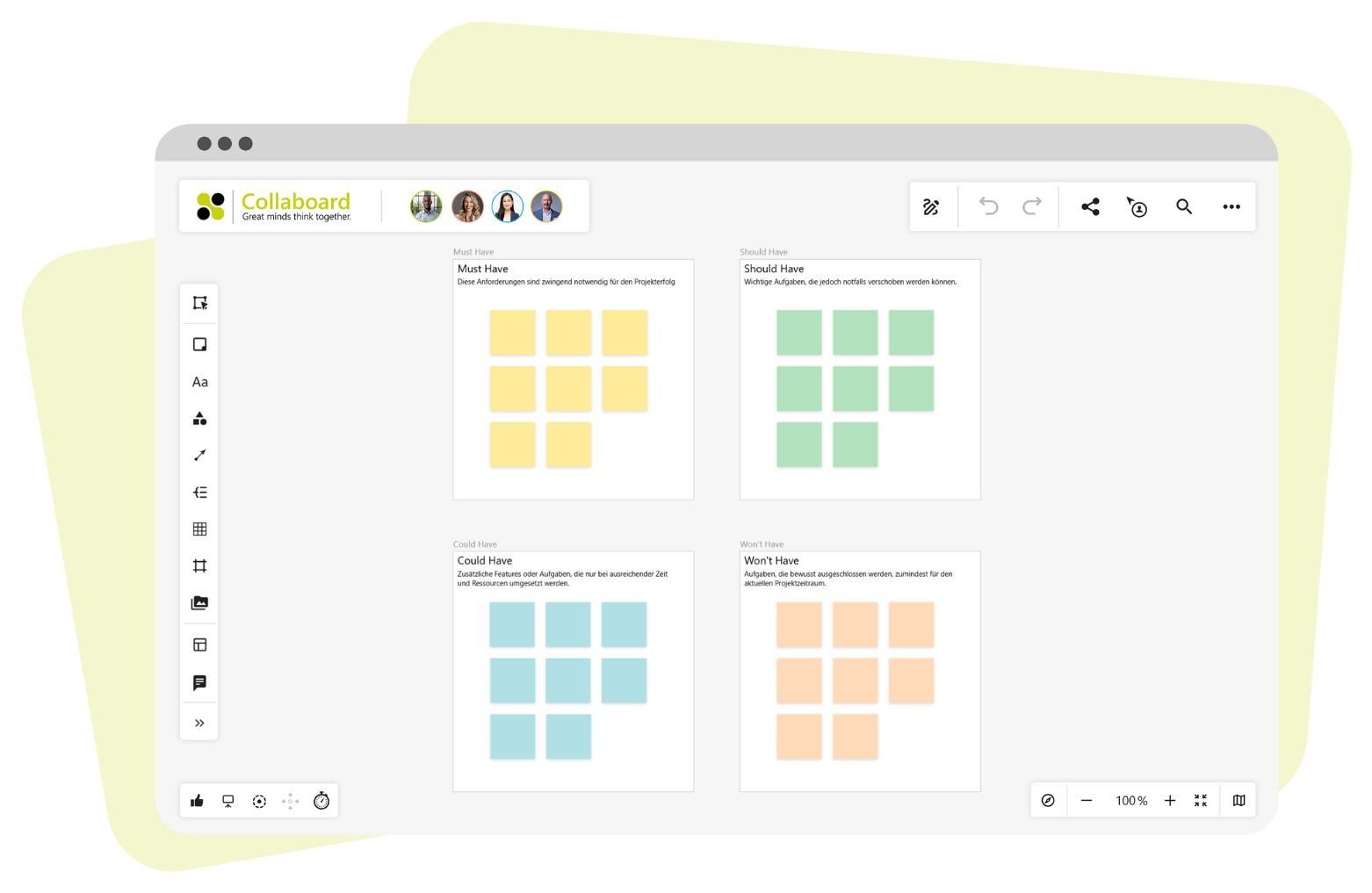 MoSCoW Methode einfach erklärt – inkl. Anleitung mit Collaboard
